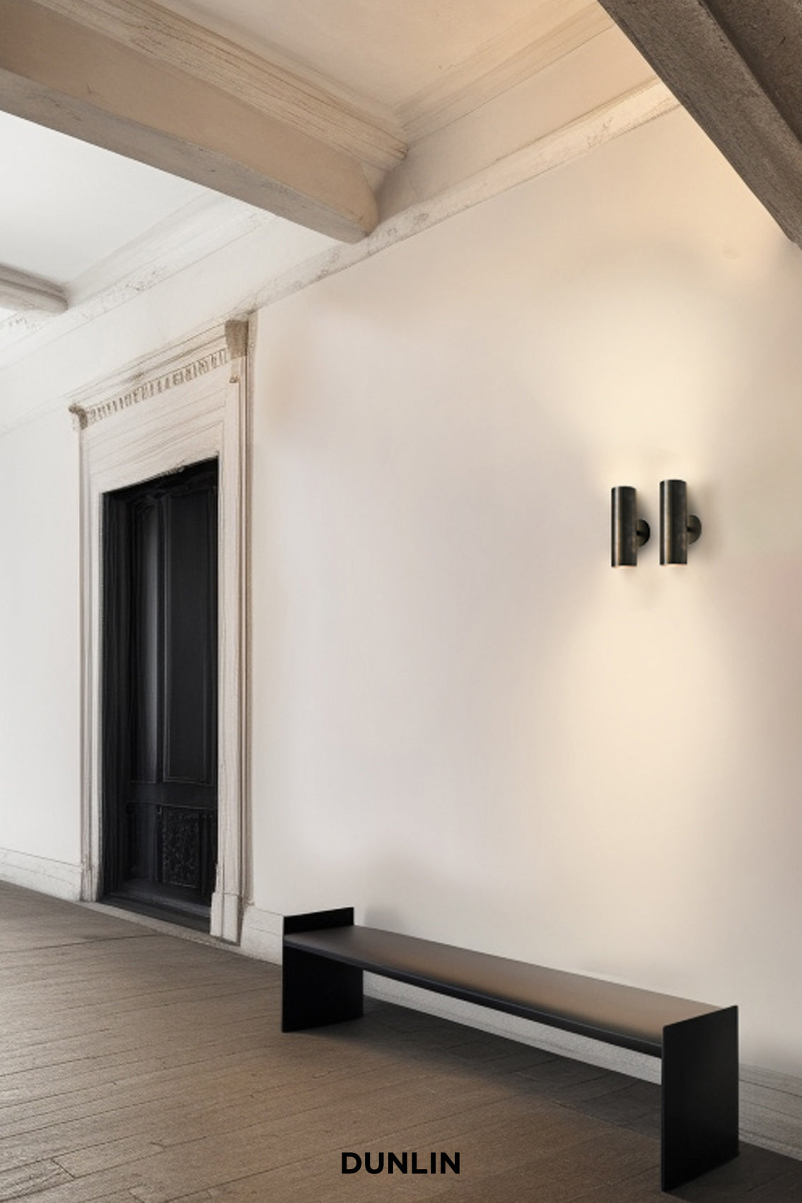 DUNLIN Up Down Light Blackened Brass, Indoor – Dunlin Home